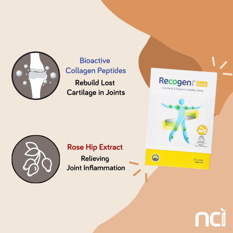 Recogen® Gold | Bone and Joint Collagen Supplements Singapore-NCI Health